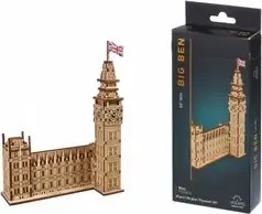 Ugears 3D dřevěné mechanické puzzle Big Ben