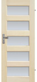 Interiérové dveře Radex dřevěné ISTRIA 5S Šířka dveří: 100 cm, Otvírání dvěří: Levé
