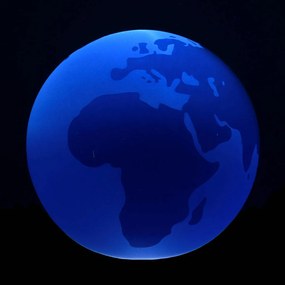 Skleněné těžítko zeměkoule, Královská modř, 8 cm | České sklo od Artcristal Bohemia