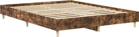Rám postele bez matrace kouřový dub Engineered Wood 3328712