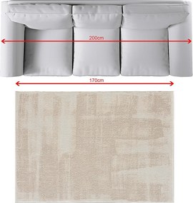 Koberec Abstract Beige II 120x170 cm