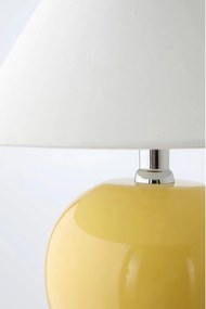 Žlutá/krémová keramická stolní lampa (výška 29 cm) Karamell – Jotex