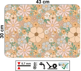 PokojovaDekorace.cz, Prostírání - 772, Květiny, 43x30cm
