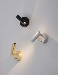 Moderní nástěnné svítidlo Clip Mosaz