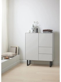 Světle šedá vysoká komoda 91x111 cm Edge by Hammel – Hammel Furniture