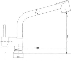 Sapho Rhapsody 5550 dřezová baterie stojánková páková