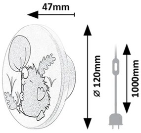 Rabalux 71099 - LED Nástěnné svítidlo HEDGY LED/9W/230V 3000/4000/6500K