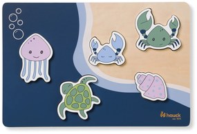 Hauck dřevěné Puzzle vkládací Puzzle N Fit Sea