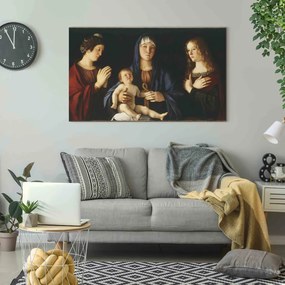 Reprodukce obrazu Marie s dítětem a dvěma světci