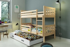 Poschoďová postel Hubert 3 - pro 3 děti - komplet (U této postele je největší výhoda úspora místa v pokoji.)