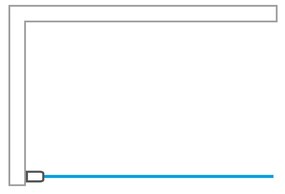 Roth Bezrámová sprchová zástěna AI TWF - bez vaničky Varianta: šířka: 110 cm - (AI TWF 110200 NPE), Barva profilů a typ výplně: profily: černá (elox), výplň: transparent