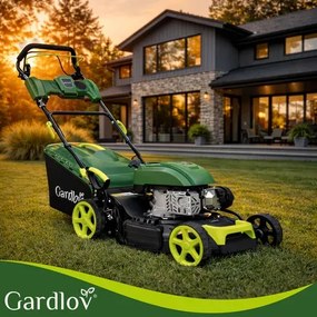 Benzínová sekačka DriveX PRO s pojezdem 196 cm³, 3,4 kW, 51 cm, 60 l koš