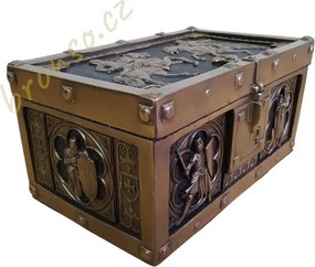 Rytířská šperkovnice Templáři, box na drobnosti - Veronese WU77621A4