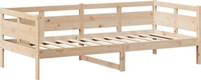 Válenda se střechou 80 x 200 cm masivní borové dřevo 3282290