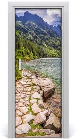 Fototapeta na dveře samolepící Mořeské oko Tatry 95x205 cm