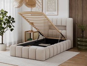 Postel Lamica 90x200 + Dřevěný rám/Standardní zdvih/kontejner