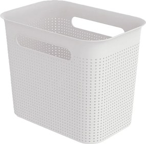 Rotho Úložný box s madly BRISEN 7l, 26x18x21cm, bílý