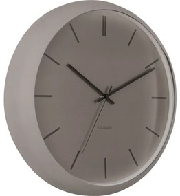 OnaDnes -20% Time for home Šedé kovové nástěnné hodiny Mathias 40 cm