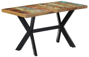 Jídelní stůl 140 x 70 x 75 cm masivní recyklované dřevo 247439