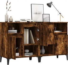Příborníky 2 ks kouřový dub 60 x 35 x 70 cm kompozitní dřevo 3185732