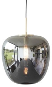Hübsch Závěsné svítidlo, sklo, zrcadlo/mosaz - 990602