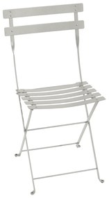 OnaDnes -20% Světle šedá kovová skládací židle Fermob Bistro