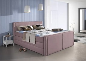 Postel boxspring Porto 150x200 s úložným prostorem + topper zdarma
