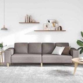 Pohovka do obývacího pokoje Taupe 250 x 77 x 76 cm Polyester 3335086