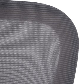 Ergonomická kancelářská židle IMPERIAL - šedá síťovina