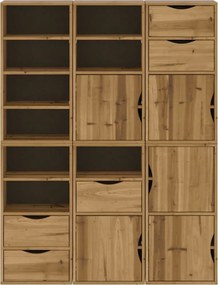 Boční skříňky 6 ks "ODDA" 40x24x79 cm Borovicový masiv 3365354