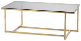 Moderní konferenční stolek zlatý 131321