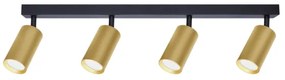 Brilagi - LED Stmívat. bodové svítidlo SELE GOLDEN 4xGU10/6,5W/230V černá/zlatá