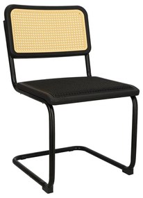 Intesi Černá houpací židle Nelson přírodní/černá