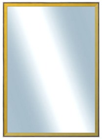 DANTIK - Zarámované zrcadlo - rozměr s rámem cca 50x70 cm z lišty Inclinata colori žlutá (3137)