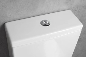 Bruckner Bruckner, DARIO RIMLESS WC kombi mísa s nádržkou, spodní/zadní odpad, bílá, 201.437.4