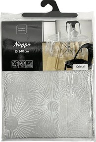 Transparentní ubrus PVC SOLEIL, Ø 140 cm, plast