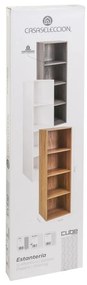 Bílá knihovna 30x106x24 cm Cube – Casa Selección