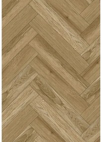 Mexen Manhattan vinylové panely rybí kostra 635 x 127 mm SPC 6,5 mm, podklad IPEX 1,5 mm, 4 V-spára, Dub