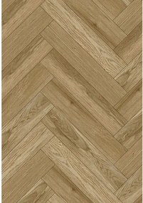 Mexen Manhattan vinylové panely rybí kostra 635 x 127 mm SPC 6,5 mm, podklad IPEX 1,5 mm, 4 V-spára, Dub
