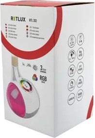 RETLUX RTL 202 Stmívatelná LED lampa RGB 5W bílá
