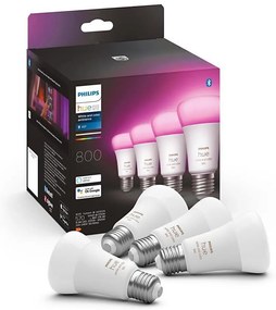 SADA 4x LED Stmívatelná žárovka Philips Hue WACA E27/6,5W/230V 2000-6500K