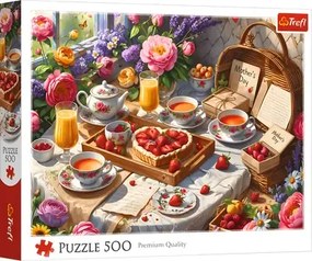 TREFL Puzzle Sladkosti ke Dni matek / 500 dílků / 48 x 34 cm