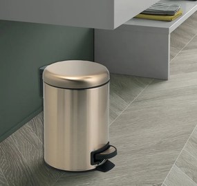 Gedy Gedy, POTTY odpadkový koš 3l, Soft Close, měď mat, 320982