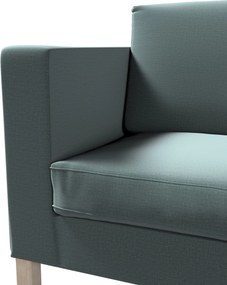 Potah na pohovku IKEA  Karlanda rozkládací, krátký barva zelená látka sametová