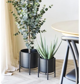 Kovové obaly na květináče v sadě 2 ks ø 25 cm Svarta – House Nordic