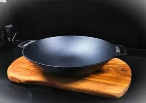 Valhal Outdoor Litinová pánev WOK VH.WOK36