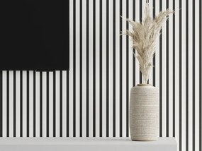 Mexen Lam-F, akustické stěnové lamely 275 × 31,5 cm, filc 6 mm, bílá lesklá, S105-275317-2812-054