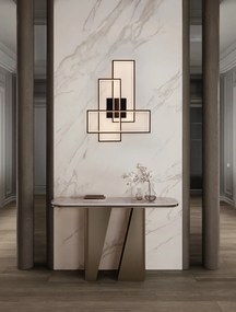 Designové nastěnné svítidlo Alis B Černá