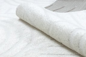 Dywany Łuszczów, Kusový koberec Mode 8586 geometric cream, 80x150, bílá, chodba / předsíň