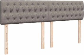Box spring postel s matrací taupe 180x200 cm textil 3287546
